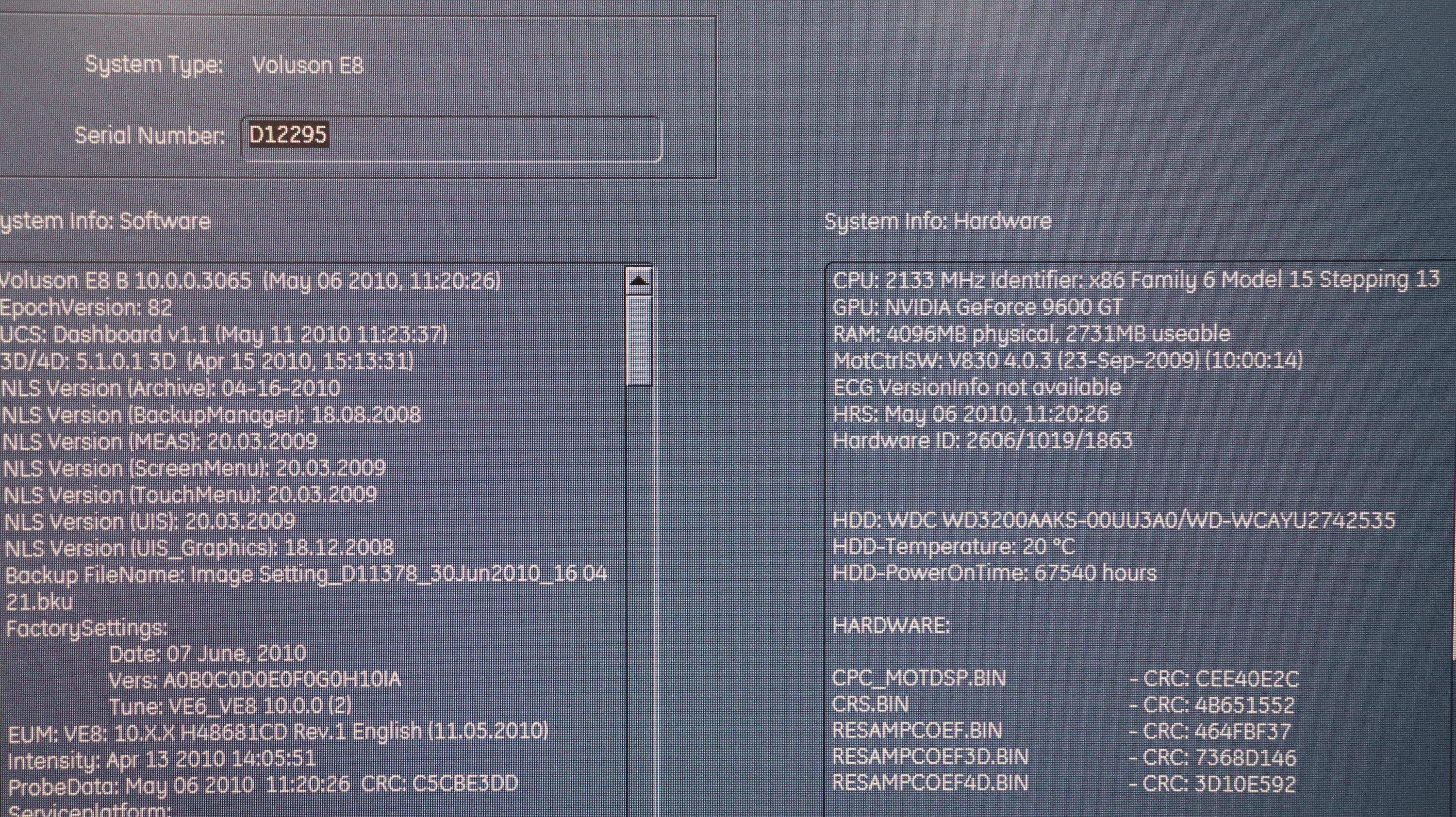 Product detail｜15827｜GE｜The ultrasonic diagnostic apparatus｜Voluson E8 ...